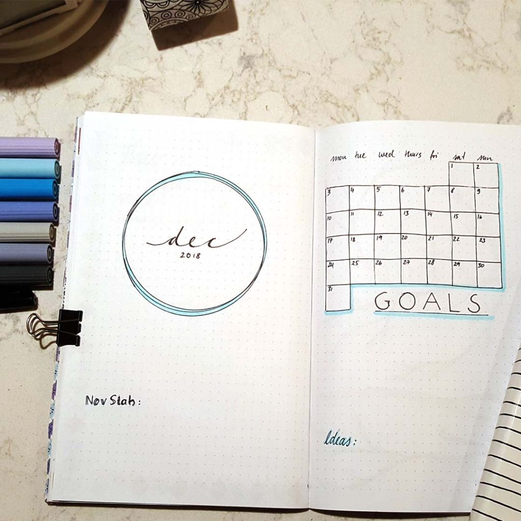 10 Winter Themes to include in your Bullet Journal | West Coast Dreaming